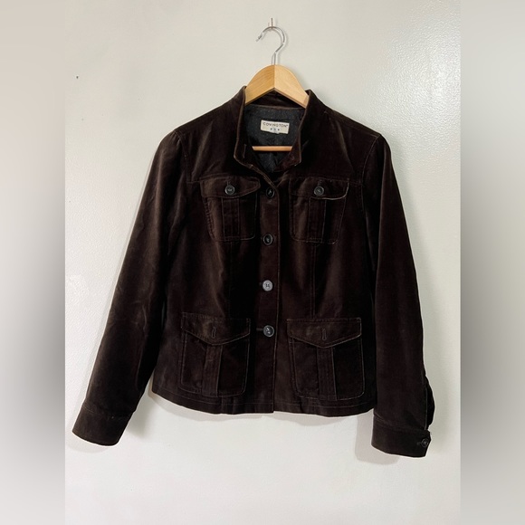 Covington | Jackets & Coats | Vintage 9s Suede Military Inspired ...